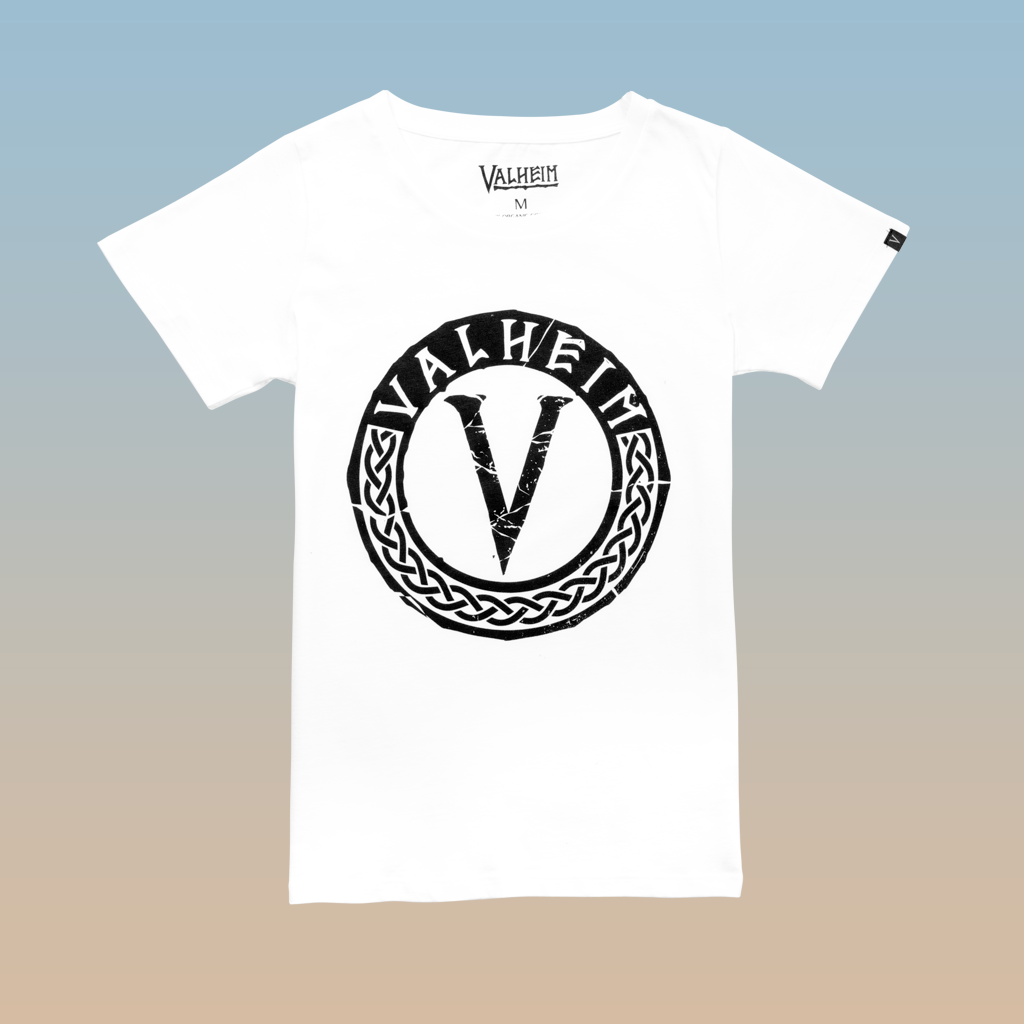 Valheim Emblem, Women's Tee, White – Official Valheim Merch Store